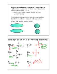 Factors that affect the strength of London Forces - Docsity