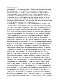 Pride and Prejudice: the summary - Docsity