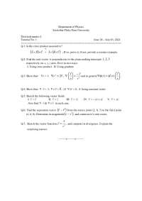 Electrodynamics question bank savitribai phule university, pune (sppu) - Docsity