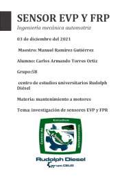 Sensor evp y sensor frp - Docsity