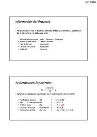 Analisis sismico, frecuencia - Docsity