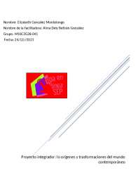 Proyecto integrador del modulo 10 q - Docsity