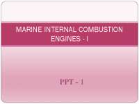 Marine internal combustion engine marine engineering - Docsity