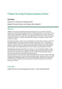 How to find outliers by using C++ programming language. - Docsity