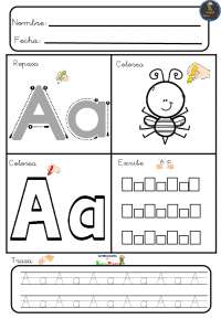 Abecedario trazado y colorear - Docsity