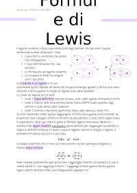 Formula di Lewis legami - Docsity