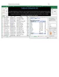 Tablas dinamicas by cristian de jesus - Docsity