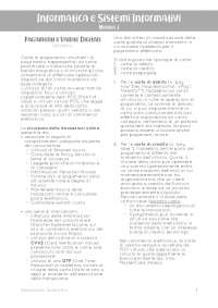 Secondo modulo informatica - Docsity