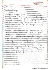 Product design notes for beginners - Docsity