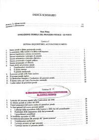 Indice manuale di procedura penale - Docsity