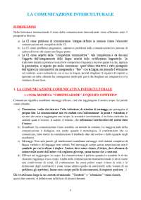 La comunicazione interculturale di Fabio Caon e Paolo Balboni - Docsity