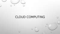 Introduction of Cloud Computing - Docsity