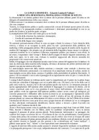 La Lingua Disonesta - Edoardo Lombardi Vallauri - Docsity