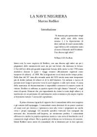 La nave negriera di Rediker | Sintesi del corso di Storia Moderna | Docsity