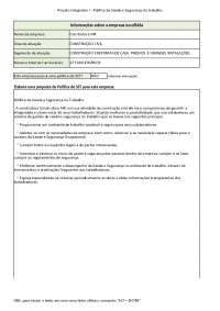 Projeto integrador 1 TST Senac - Docsity