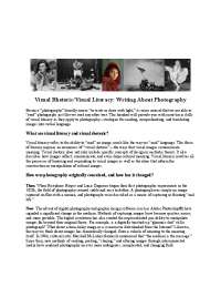 Visual rhetoric analysis - Docsity