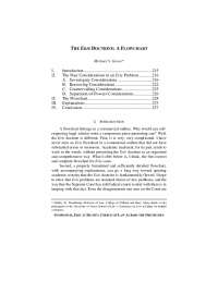 The Erie Doctrine: A Flowchart - Docsity