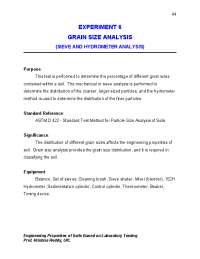 Standard Test Method for Particle-Size Analysis of Soils - Docsity