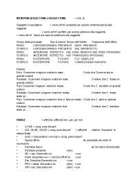 Tipi di subordinate latine - Docsity