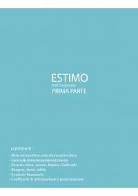Estimo - Prima Parte | Appunti di Estimo | Docsity