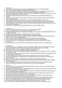 Coding - risposte di ogni modulo. | Prove d'esame di Informatica gestionale - Docsity