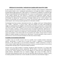 Modello di Butler - Traduzione - Docsity