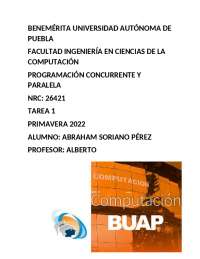 Programacion concurrente - Docsity