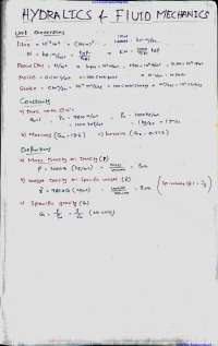 Fluid Mechanics - A quick guide - Docsity