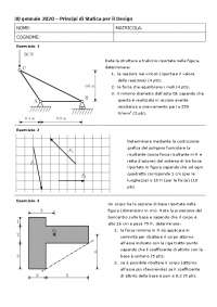 Prova d'esame di statica - Docsity