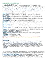 Portage Learning CHEM 103 module 3 notes - Docsity
