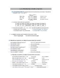 Pronombres de Complemento de Objeto Directo - Docsity