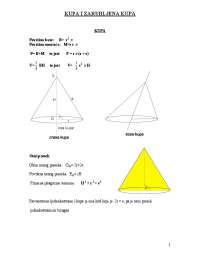 KUPA I ZARUBLJENA KUPA | Skripte' predlog Matematica - Docsity