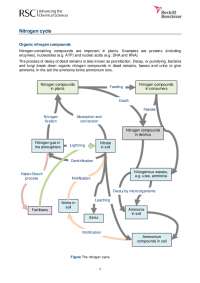Nitrogen Cycle Decomposition - Docsity