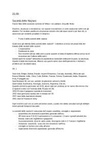 Riassunto lezione disarmo, coesistenza e sicurezza - Docsity