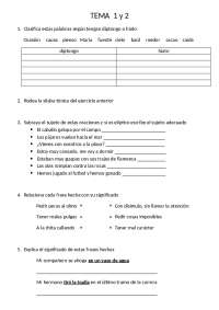 4º primaria lengua sm tema 1 y 2 - Docsity