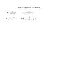 Ejercicios Calculo Integral - Docsity