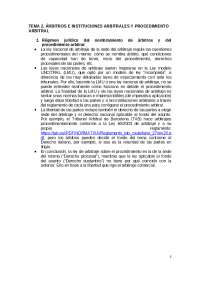 Procedimiento arbitral - Docsity
