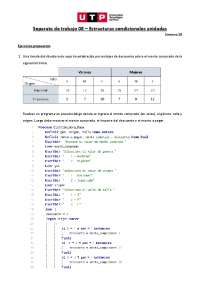 Ejercicios de Diseño de Algoritmos (Informática) Gratis y online en PDF | Docsity