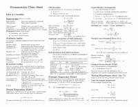 Econometrics formula sheet - Docsity
