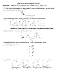 Taller de física ejercicios - Docsity