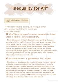 INEQUALITY FOR ALL QUESTIONS - Docsity