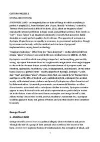 George Orwell, Utopia vs dystopia - Docsity