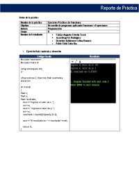 Ejercicios de programación C - Docsity