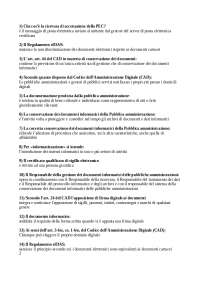 Domande e risposte quanrto modulo eipass ata - Docsity