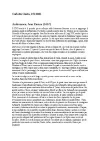 Andromaca, Jean Racine - Docsity