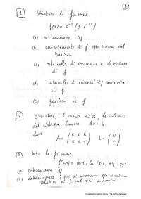 Esercizi matematica generale - Docsity