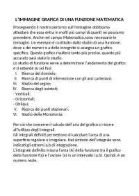 L’IMMAGINE GRAFICA DI UNA FUNZIONE MATEMATICA e PROBLEMI DI ...