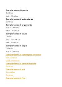 Complementi della grammatica greca - Docsity