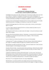 Prehistory study, archeology - Docsity