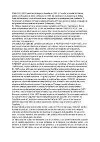 Pablo Picasso y Guernica - Docsity